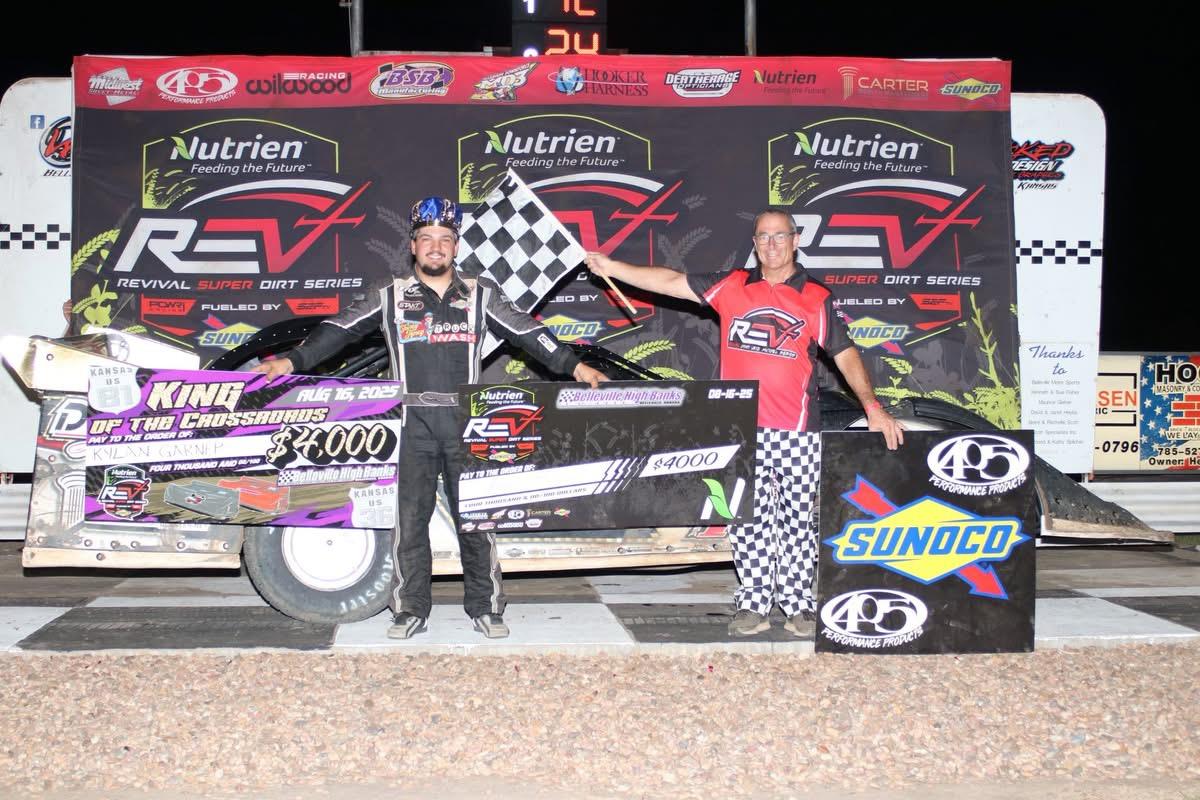 Kylan Garner takes Victory at Historic Belleville Highbanks with REV ...