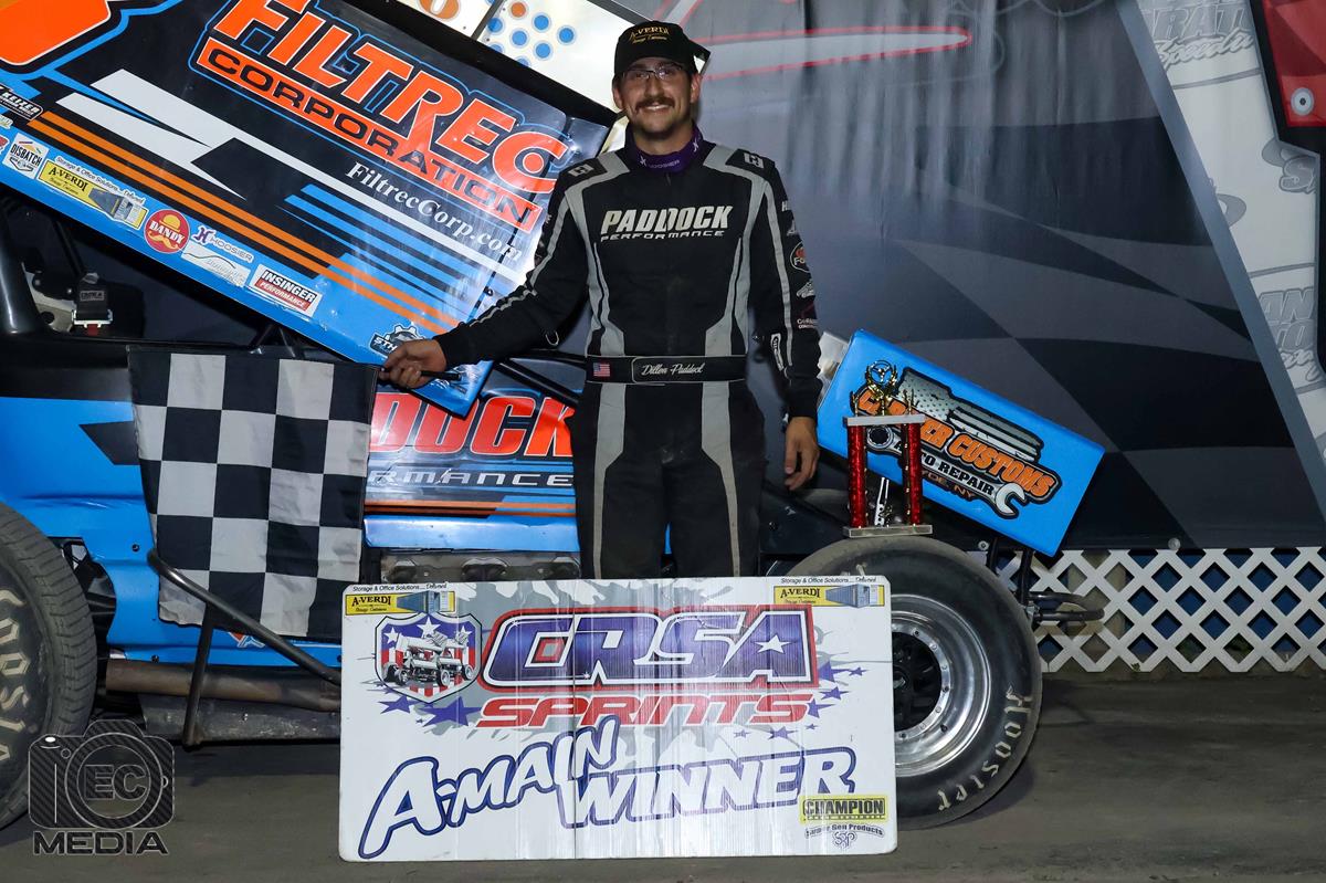 Paddock Charges from Eighth to First after Restart to Score Third Win ...