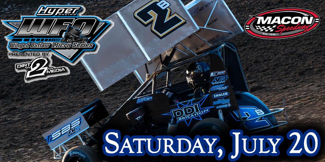 WFO Micro Series to Debut at Macon Speedway with Weekly Racing July 20