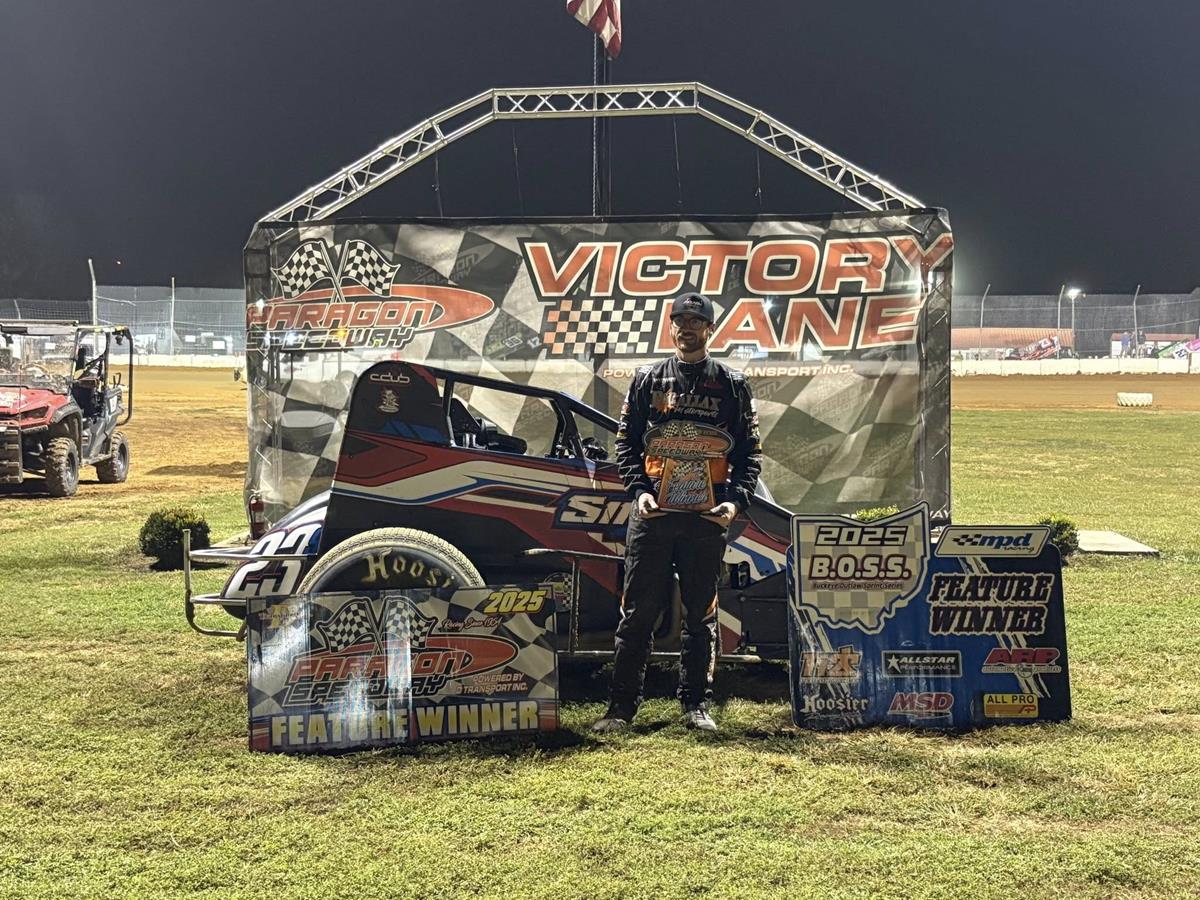 Max Adams Attains Victory in POWRi BOSS at Paragon Speedway