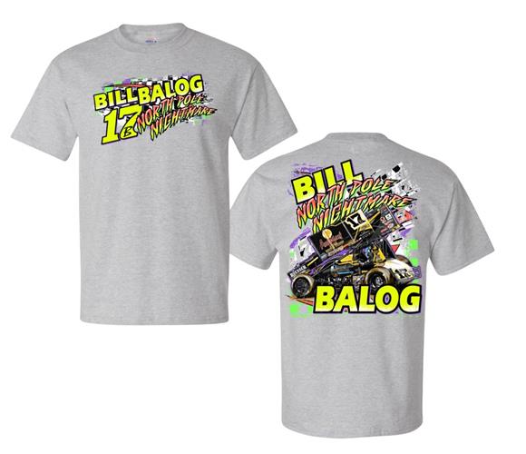 Neon Nightmare T-Shirt - Light Steel / TALL - Bill Balog - B2 ...