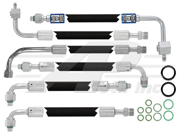 AP Air Inc - 6 Piece All Rubber Complete Hose Kit