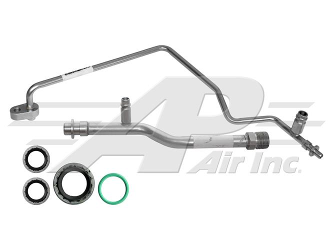AP Air Inc - 2 Piece Steel Line Kit - Kenworth