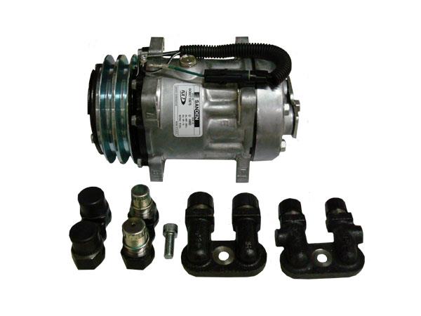 AP Air Inc - 5" 2 Groove Clutch, GM Pad Mount with Manifolds