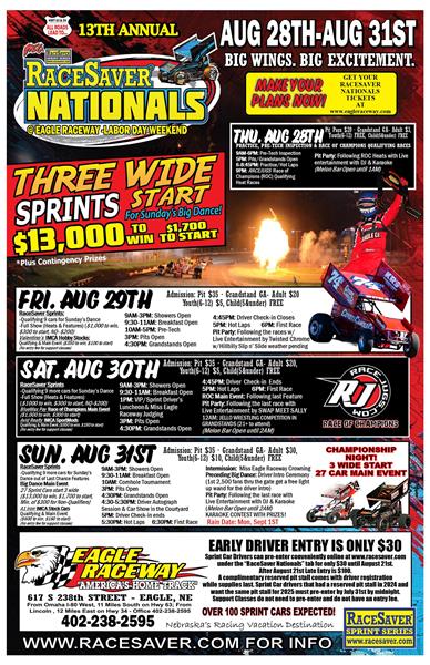 RaceSaver Nationals, Labor Day Weekend! - Sprint Car Racing News and ...