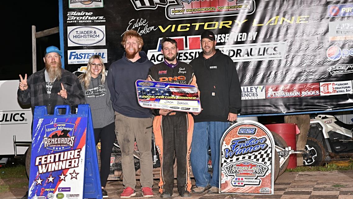 Jack Berger Earns His Second Win of The Weekend