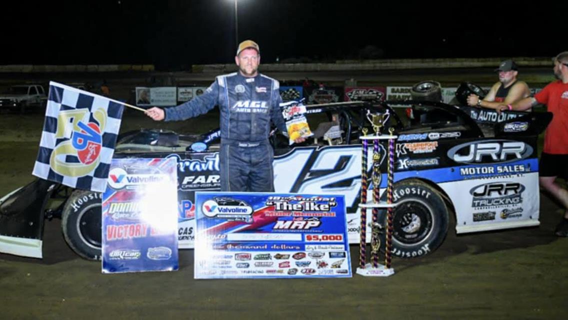 Jason Jameson Tops Valvoline American Late Model Iron-Man Series 18th ...
