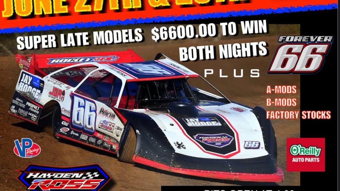 Opening night rained out, racing Saturday begins at 7