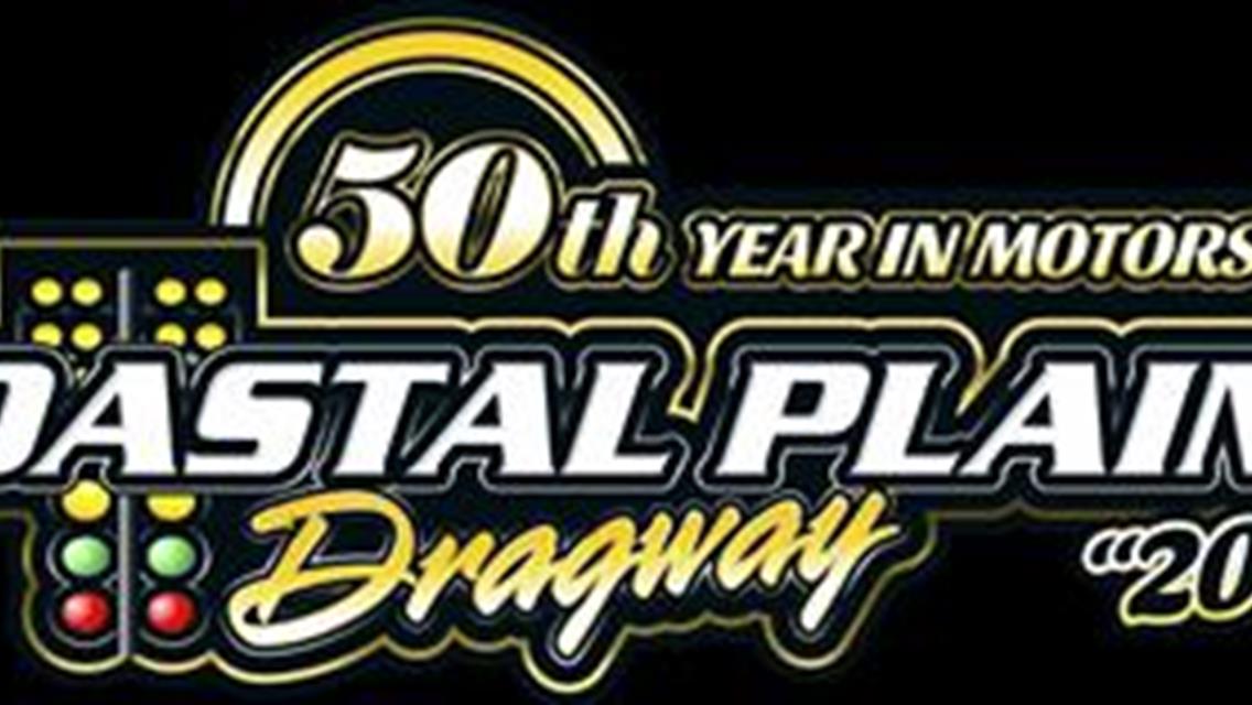 Coastal Plains Dragway Announces 50th Anniversary Season Schedule