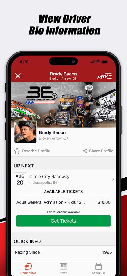 MRP Experience - App