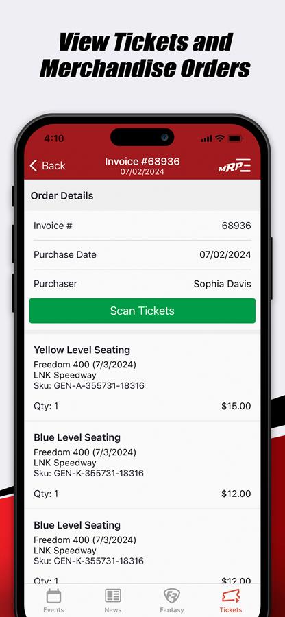 MRP Experience - App