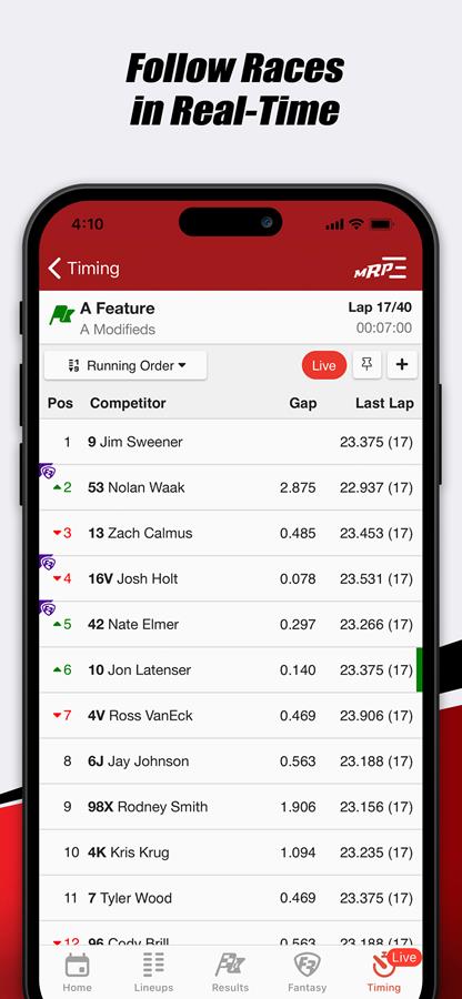 MRP Experience - App